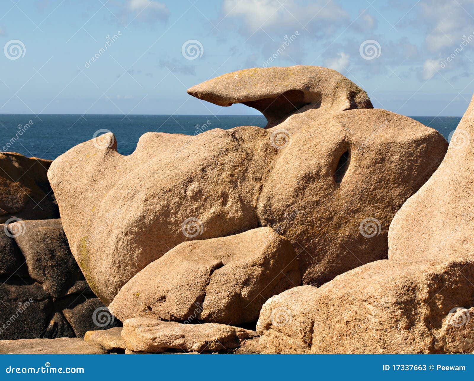 Rock Head Sculpture Stock Image | CartoonDealer.com #476047