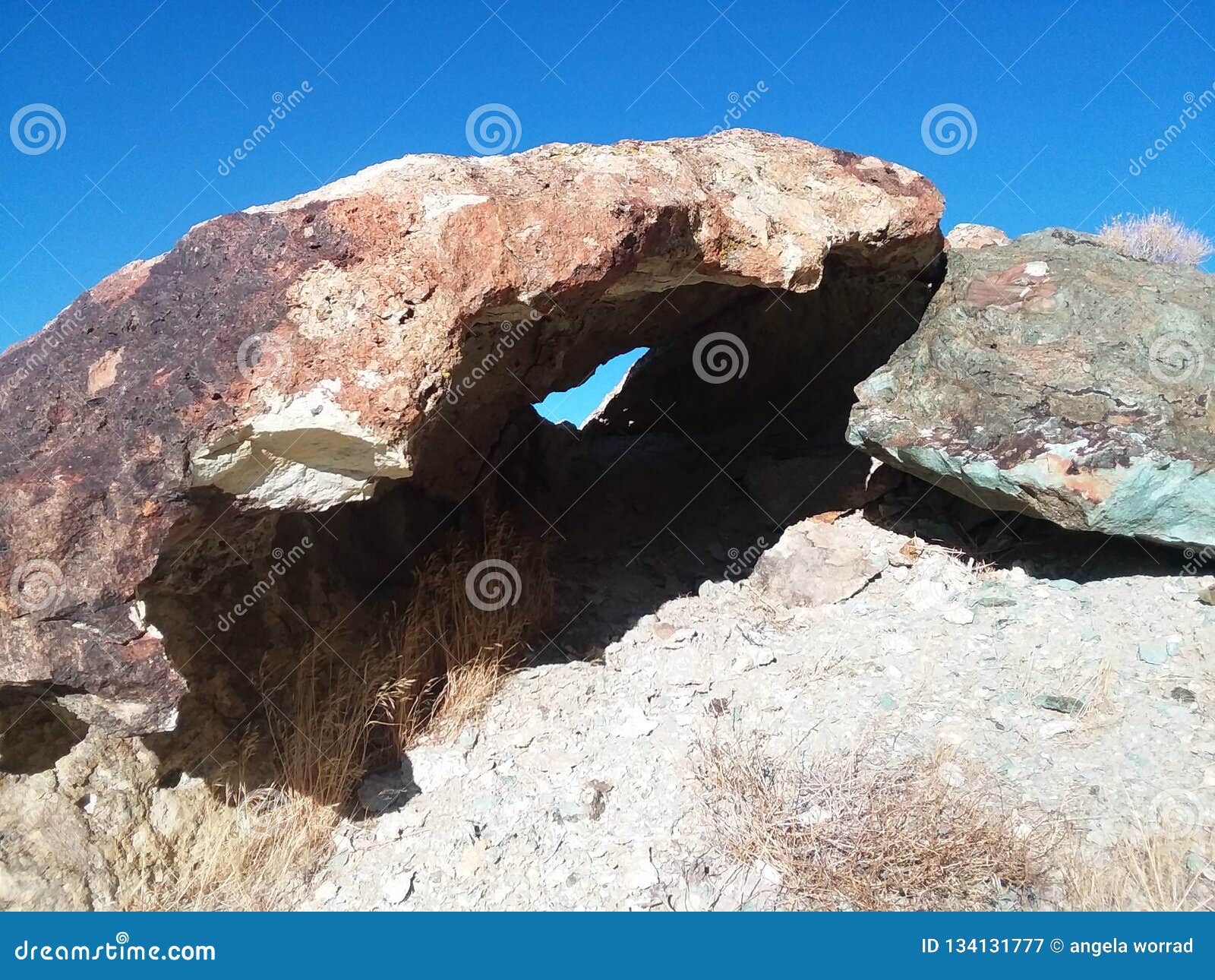 Rock hideout stock image. Image of hideout, rock, cove - 134131777