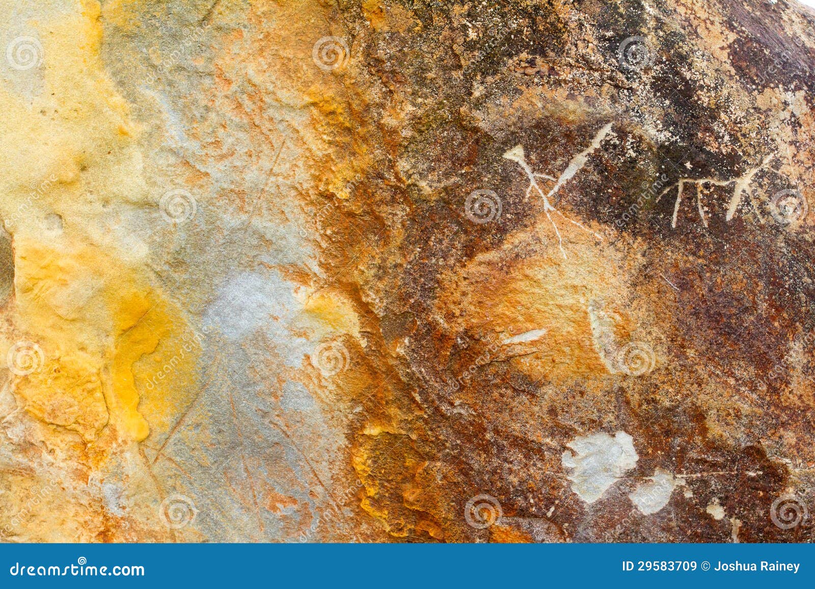 Rock Hieroglyphics Hawaii stock image. Image of hieroglyphics - 29583709