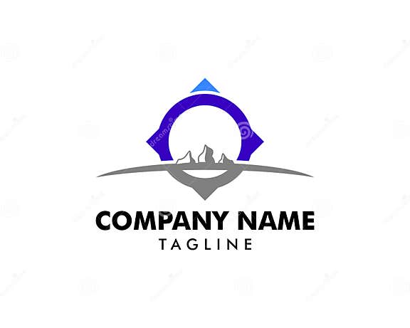 Rock Hill Logo Vector Illustration Stock Vector - Illustration of ...