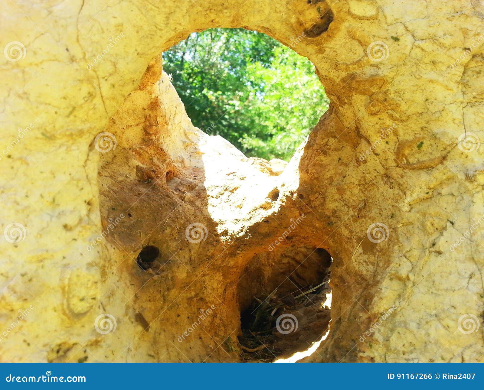 Rock stock photo. Image of rock, nature, hole, stone - 91167266