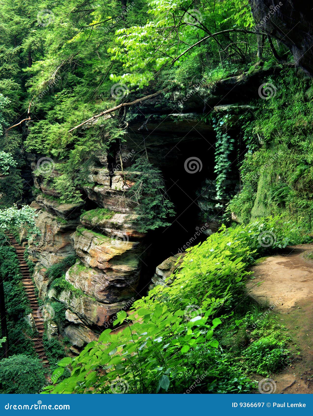 Rock House stock image. Image of pristine, moss, rocks - 9366697
