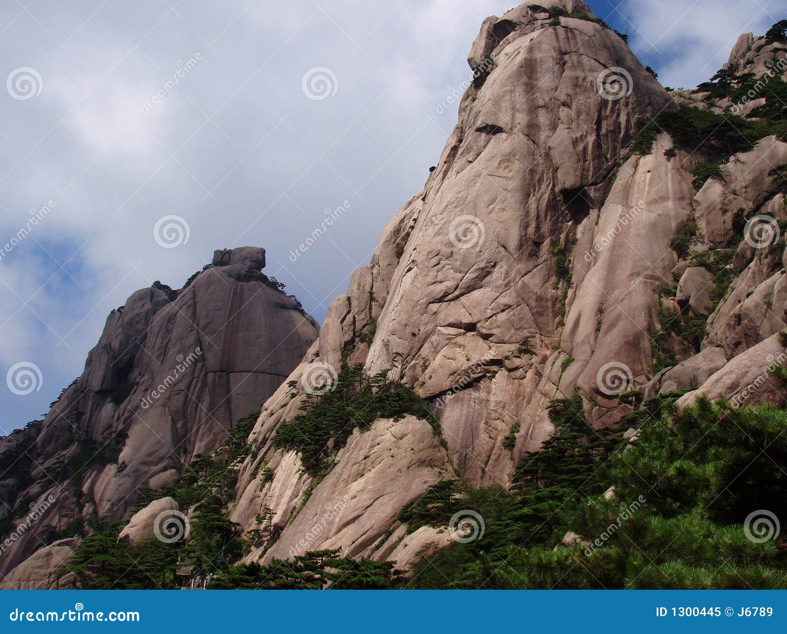 The Rock of Huangshan in China Stock Image - Image of stone, scenery ...
