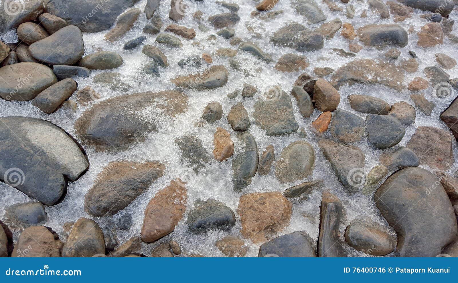 Rock and Ice on the Background Stock Photo - Image of pole, blue: 76400746