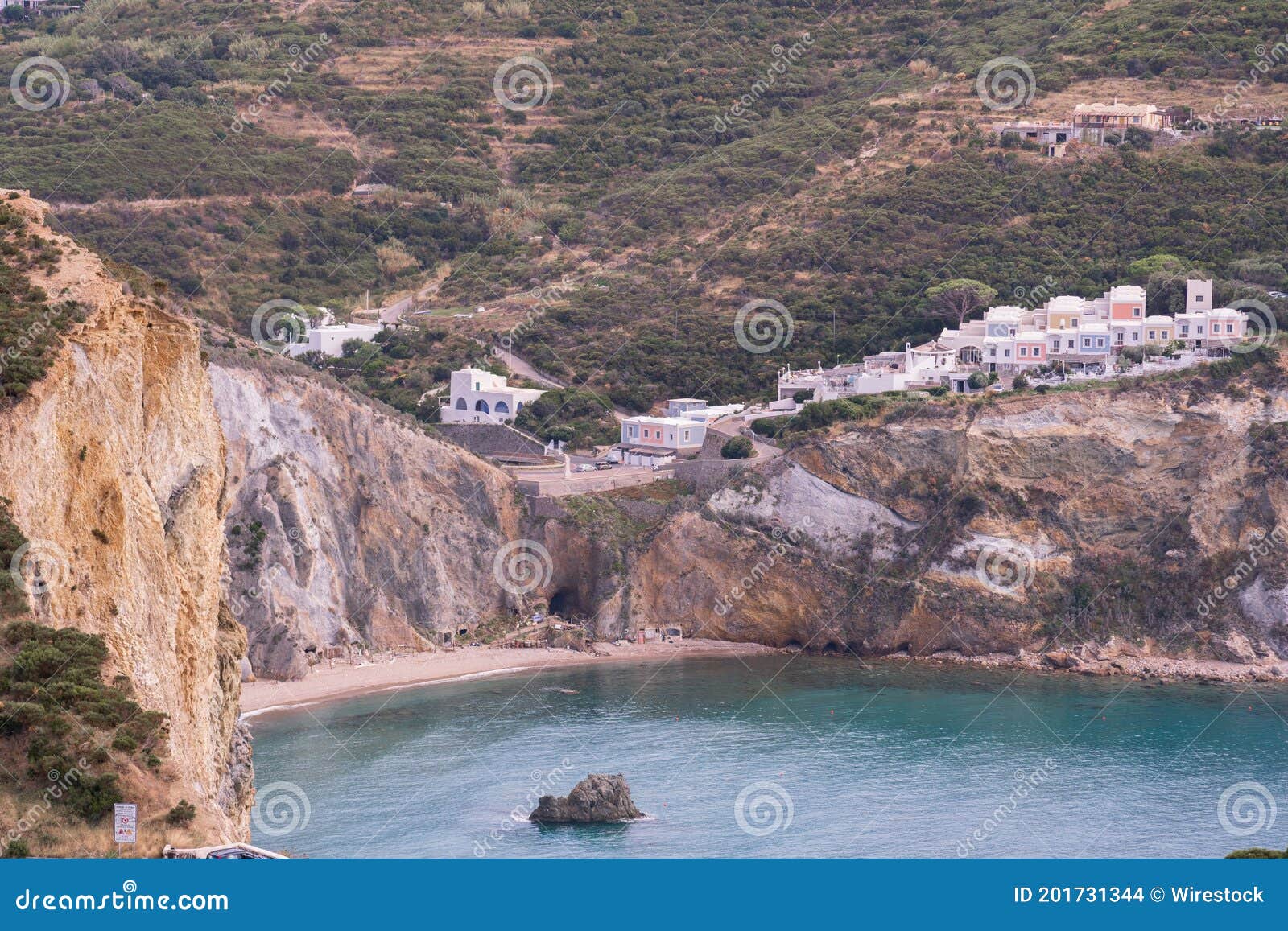 Rock on the Island of Ponza Stock Photo - Image of cliff, lazio: 201731344