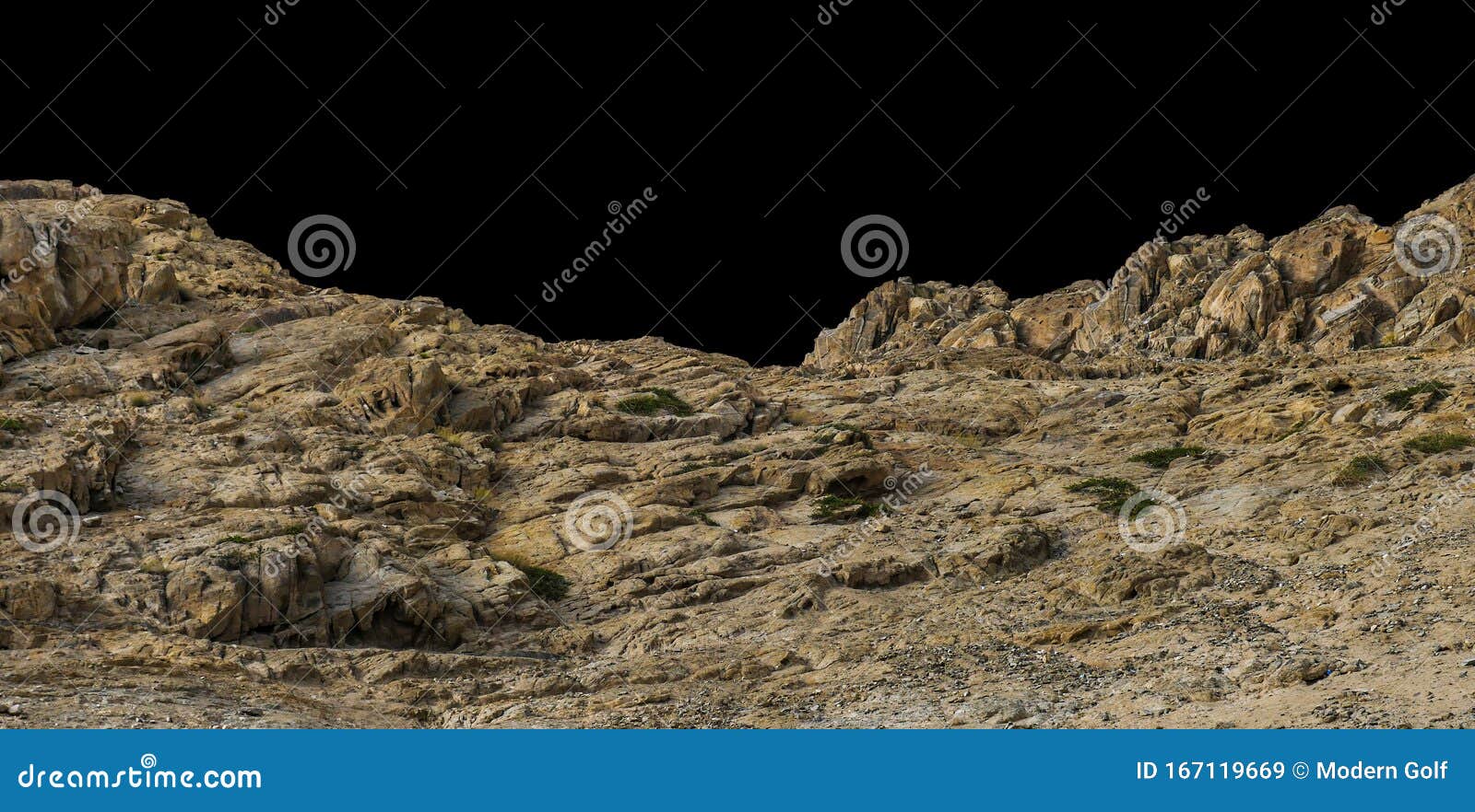 Rock Isolated on Black Background.stone Stock Image - Image of closeup ...
