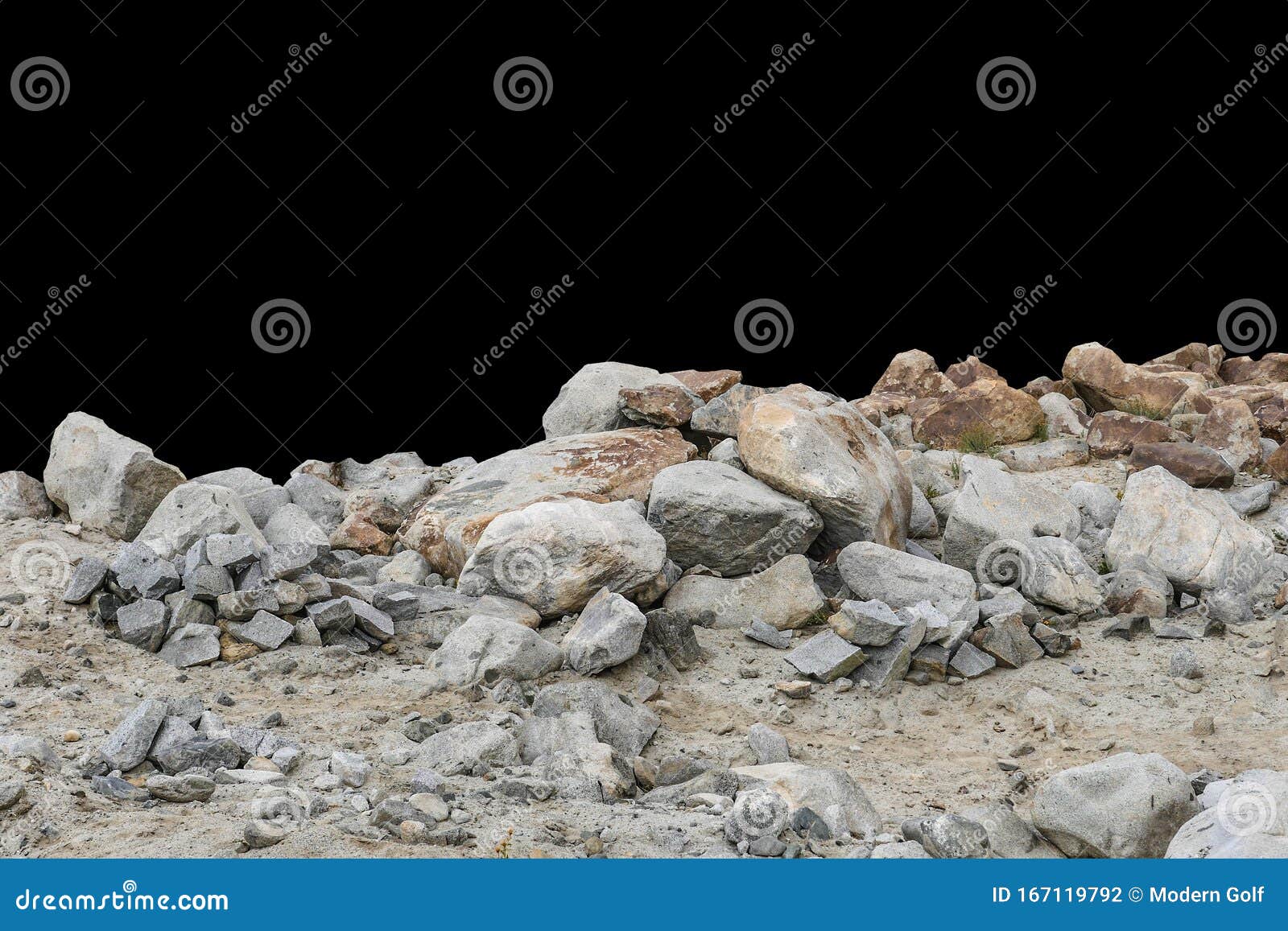 Rock Isolated on Black Background.stone Stock Photo - Image of earth ...