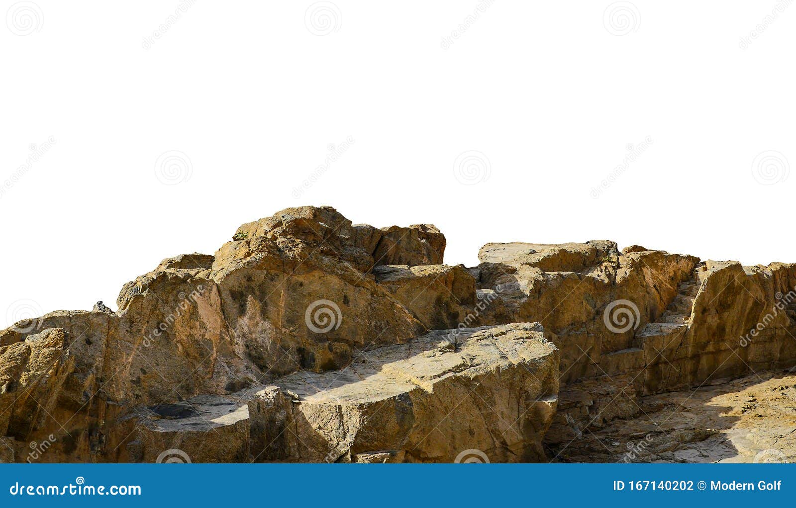 Rock Isolated on White Background.stone Stock Photo - Image of single ...