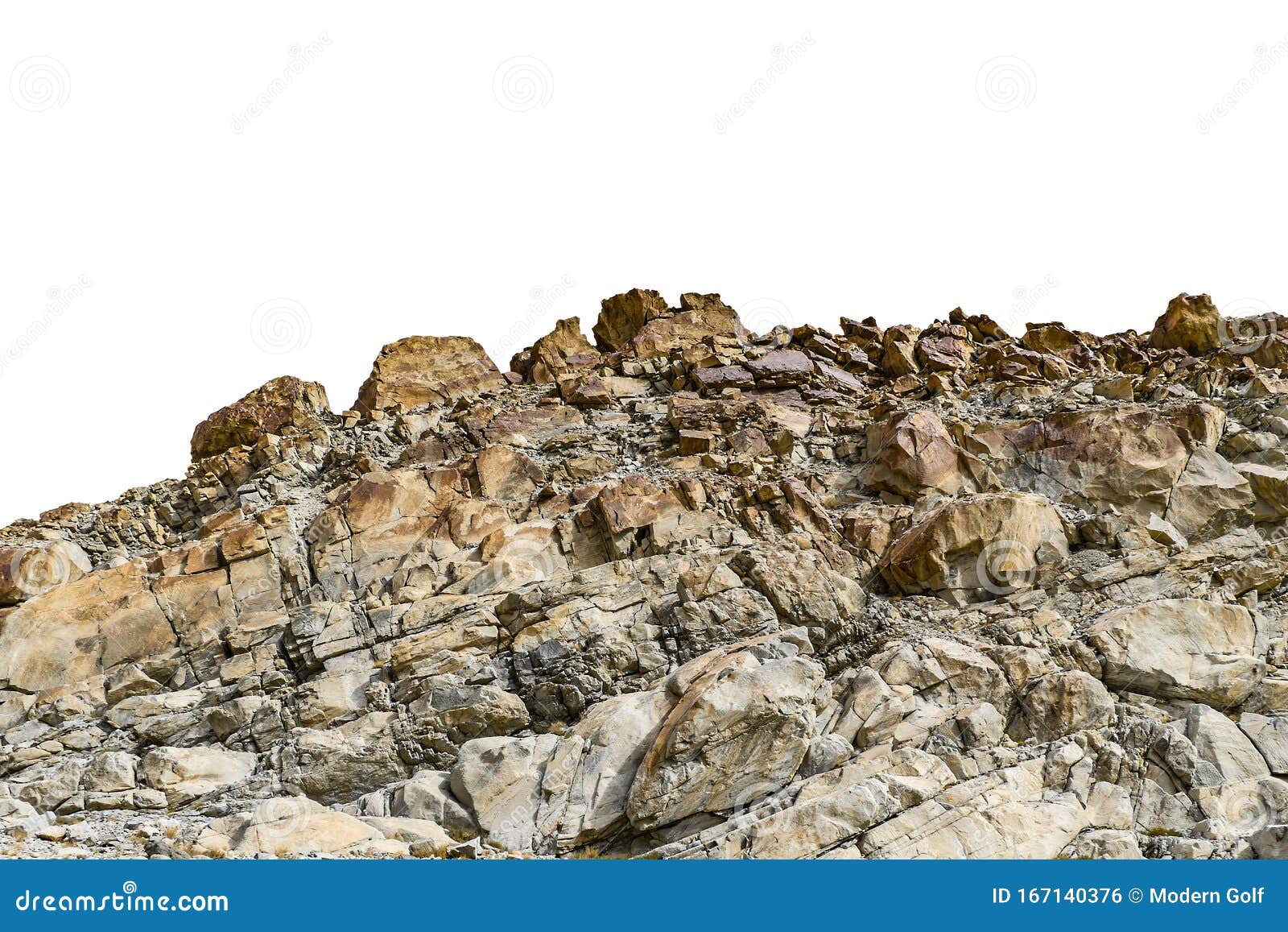 Rock Isolated on White Background.stone Stock Photo - Image of white ...