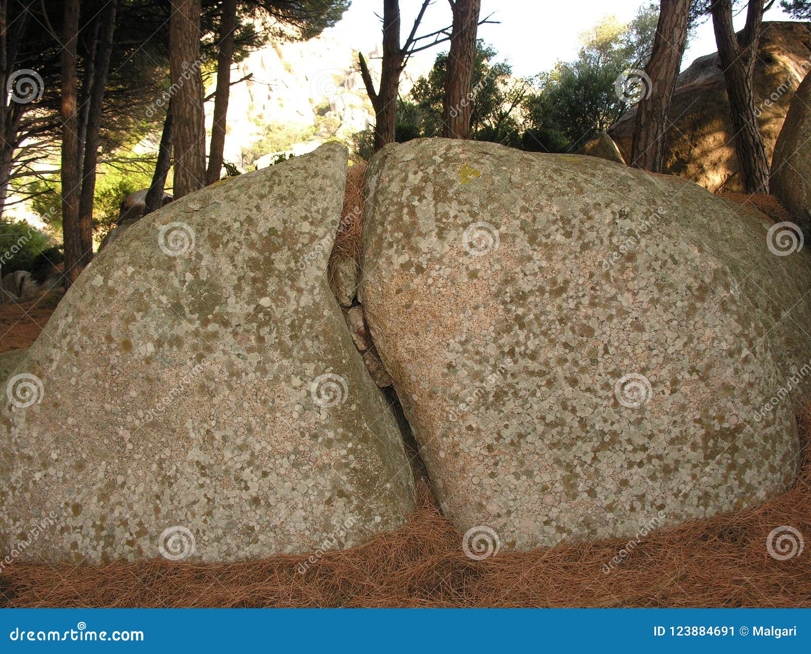 The rock and its forms stock image. Image of front, granite - 123884691