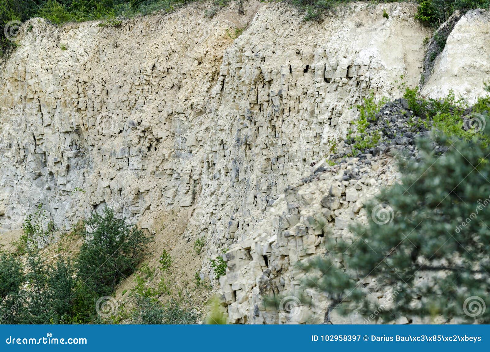 Wall of rocks stock image. Image of landscape, blocks - 102958397