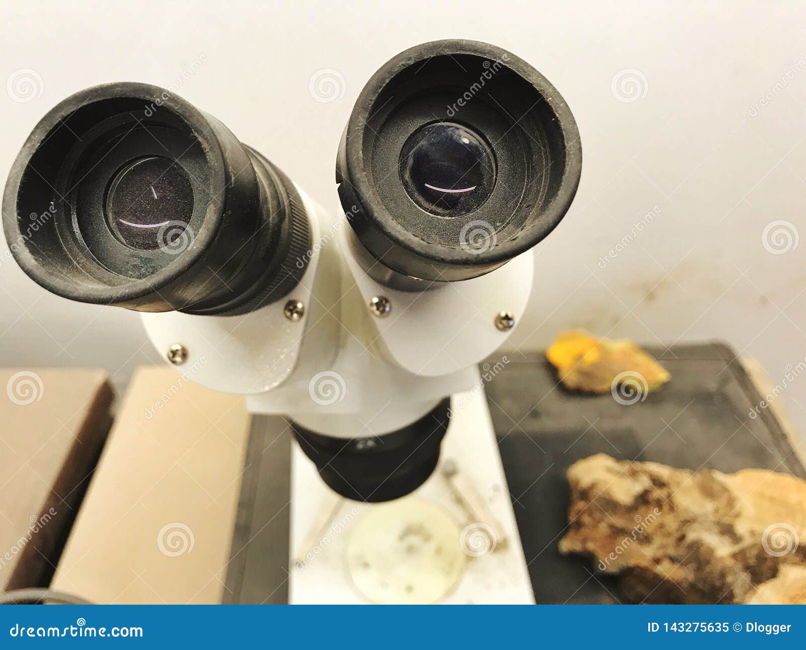 Laboratory microscope stock image. Image of laboratory - 143275635