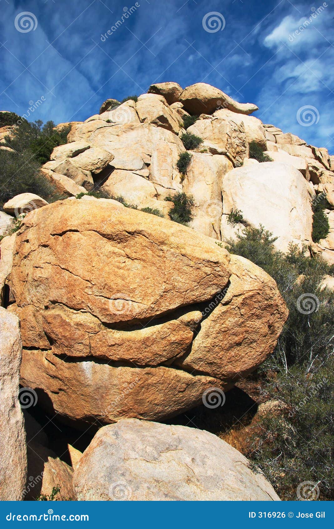 Rock Landscape Vertical stock photo. Image of wild, landscape - 316926