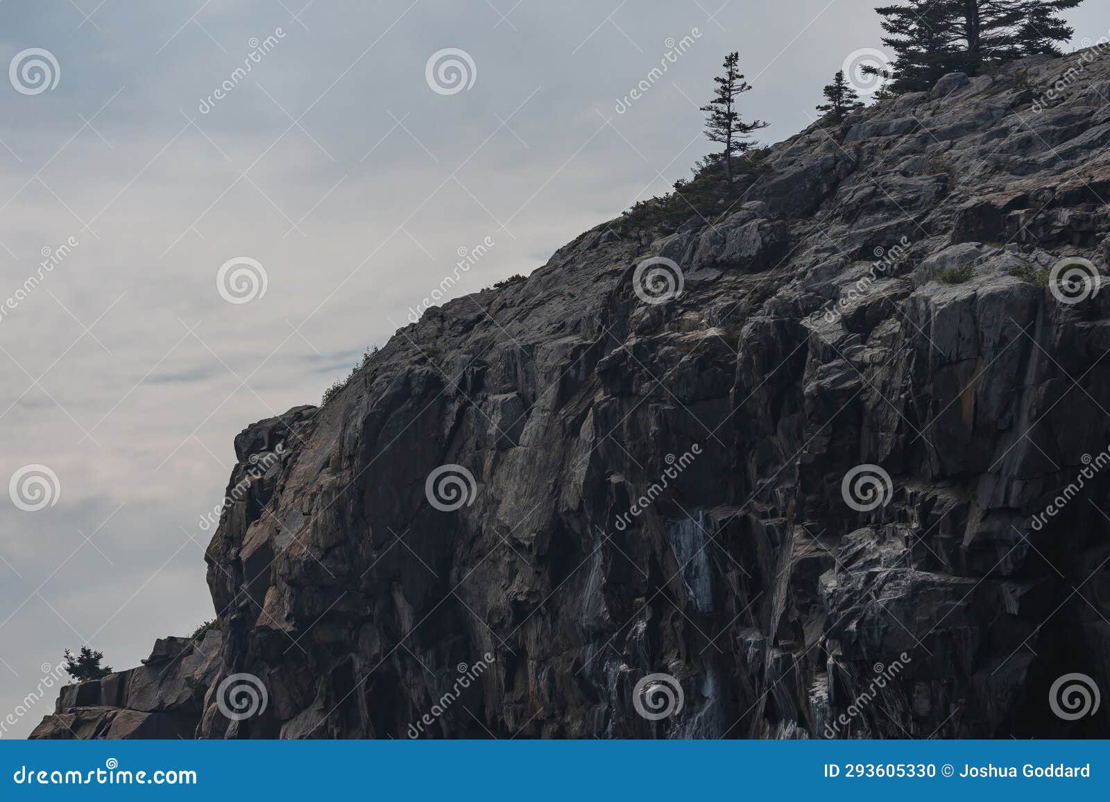 Rock Ledge Along the Coast of Maine Stock Photo - Image of park ...