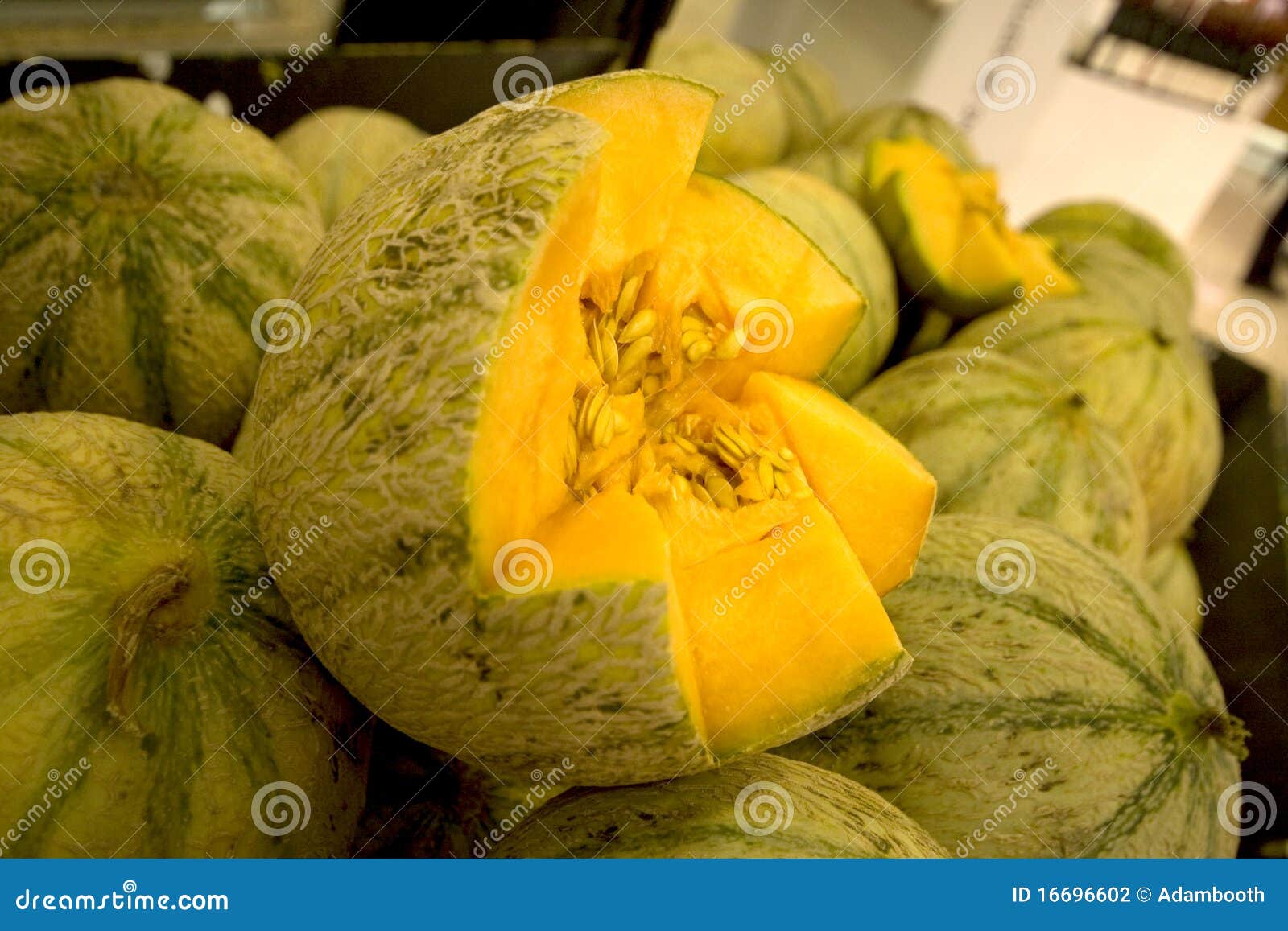 Rock Melon stock photo. Image of produce, food, juice - 16696602