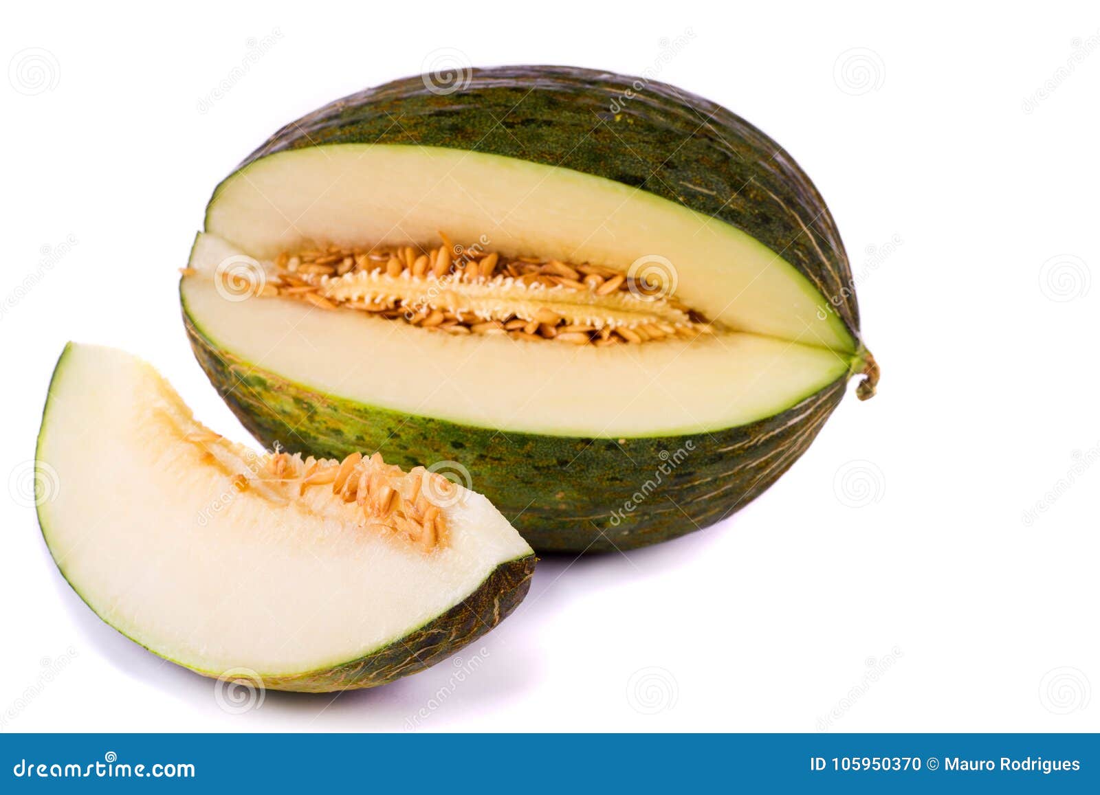 Rock melon stock photo. Image of fruit, studio, refreshment - 105950370