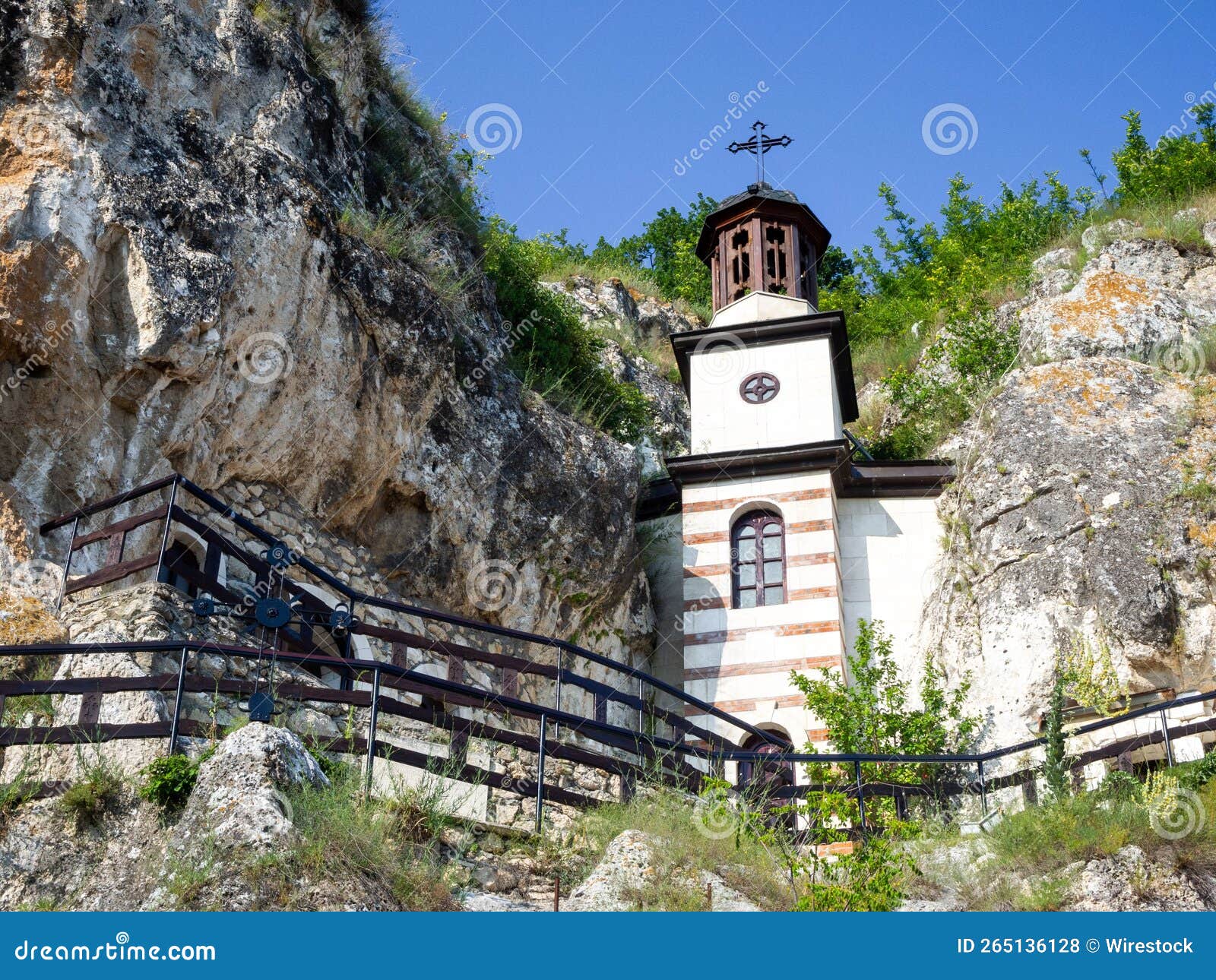 Rock Monastery in Basarbovo, Bulgaria Stock Photo - Image of basarbovo ...