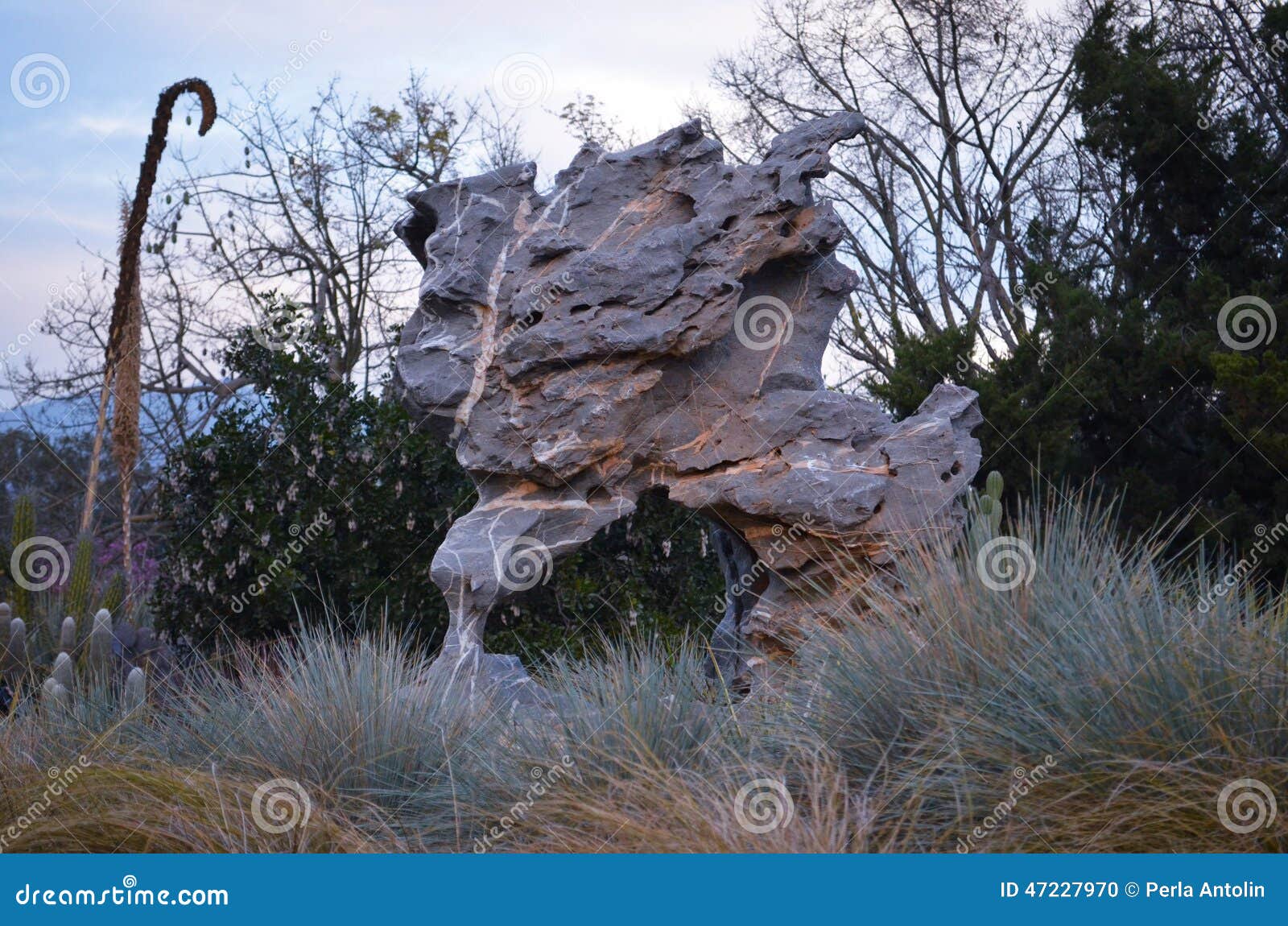 Rock Monument Landscape stock photo. Image of grass, natural - 47227970