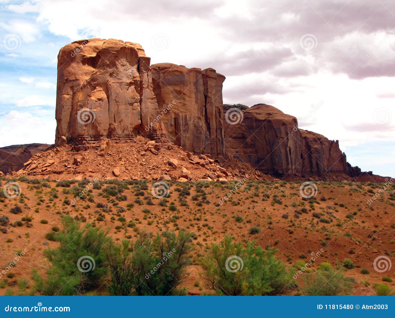 Rock in Monument Valley stock photo. Image of east, landscape - 11815480