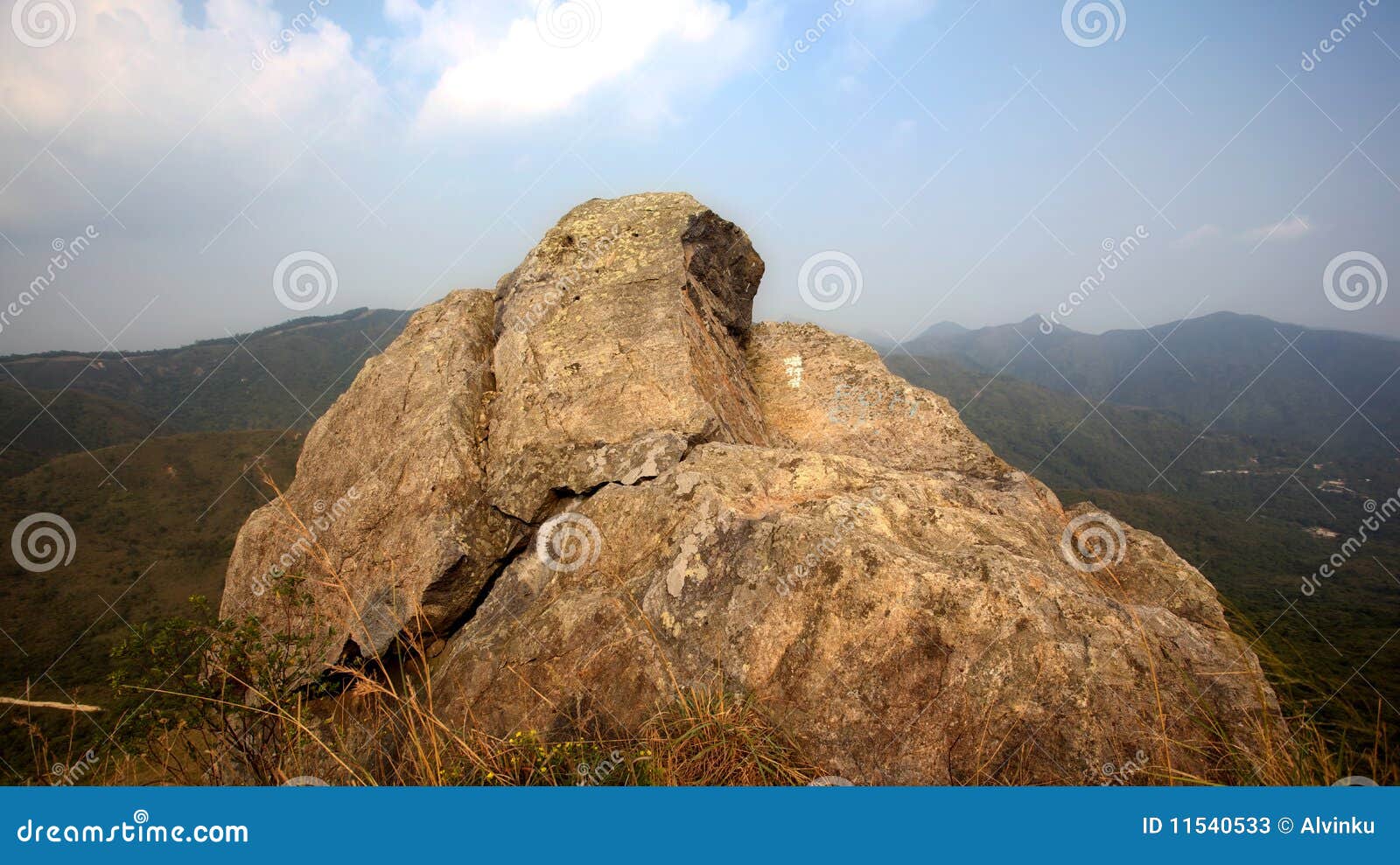 Rock on Mountain stock image. Image of landscape, weather - 11540533