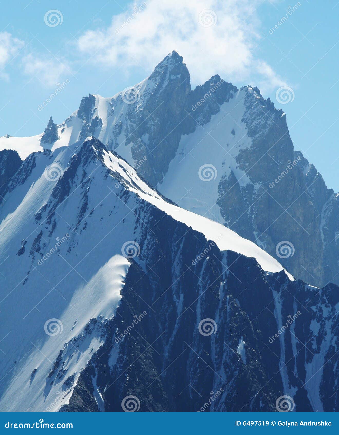 Rock mountain stock image. Image of hiking, crest, rock - 6497519