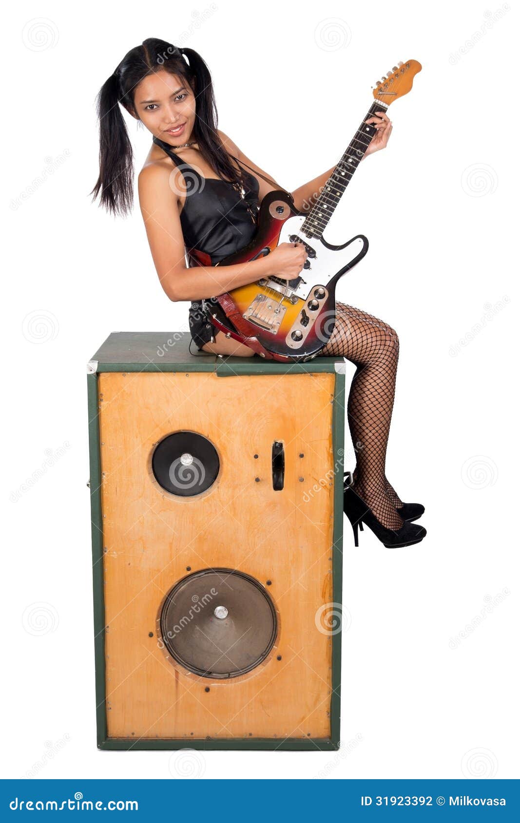 Rock musician stock photo. Image of bass, concert, musician - 31923392