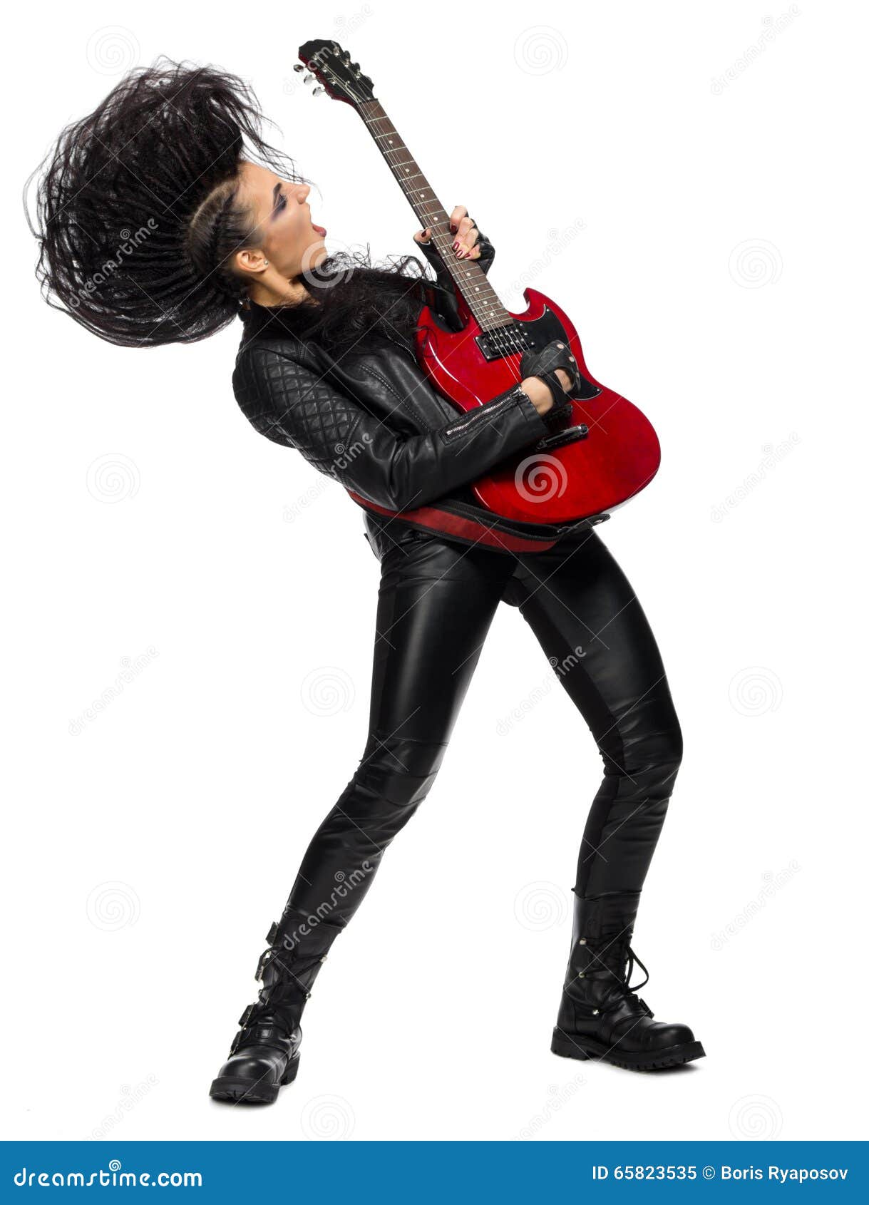 Rock musician isolated stock image. Image of entertainment - 65823535