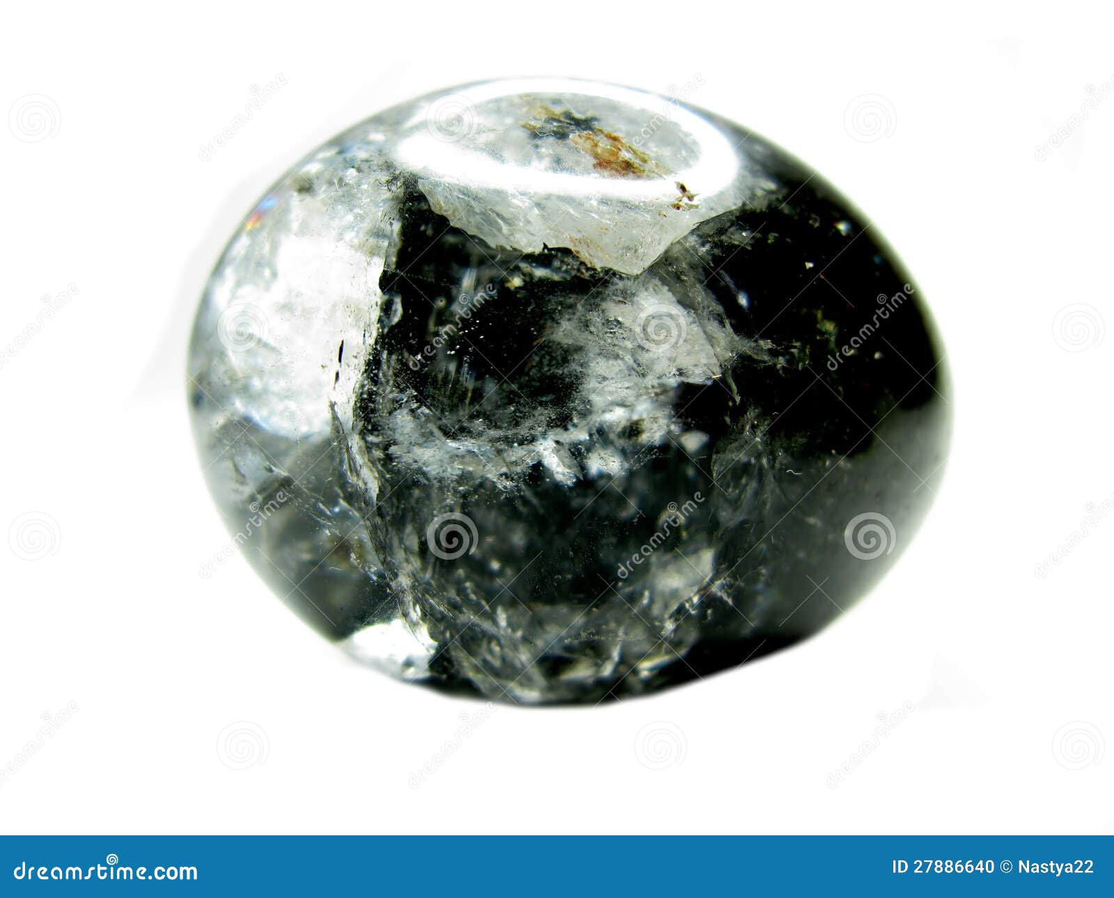 Rock Natural Qurtz with Chlorite Crystals Stock Photo - Image of rock ...