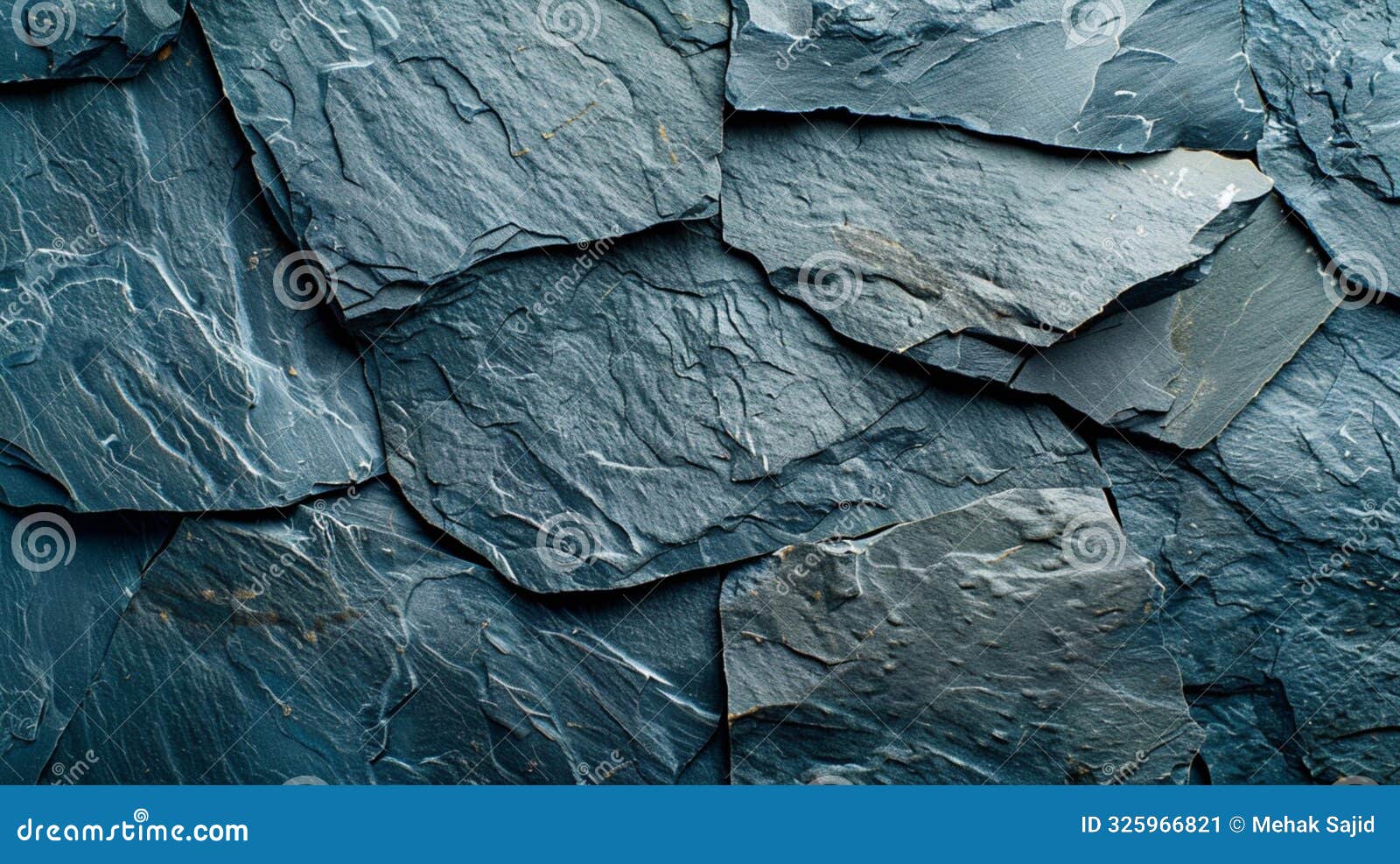Rock Niche Dark Blue Rough Surface Meteor Mountain Stock Illustration ...