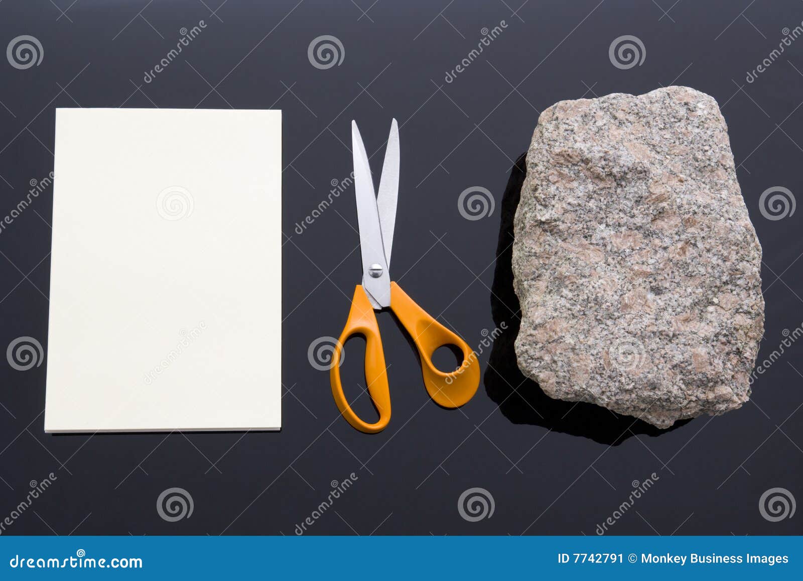 Rock, Paper, Scissors stock image. Image of cahnce, color - 7742791