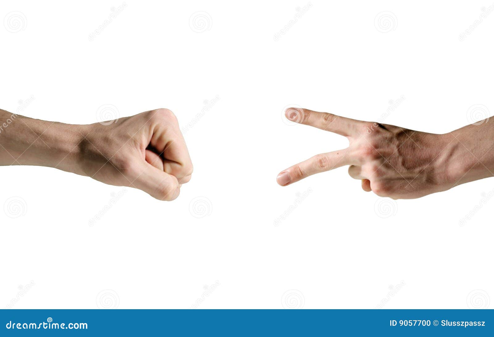 Rock paper scissors stock photo. Image of conflict, human - 9057700