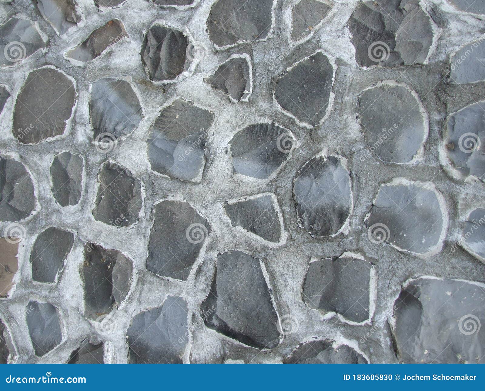 Rock Pattern Wall Grey Stone Texture Background Stock Photo - Image of ...