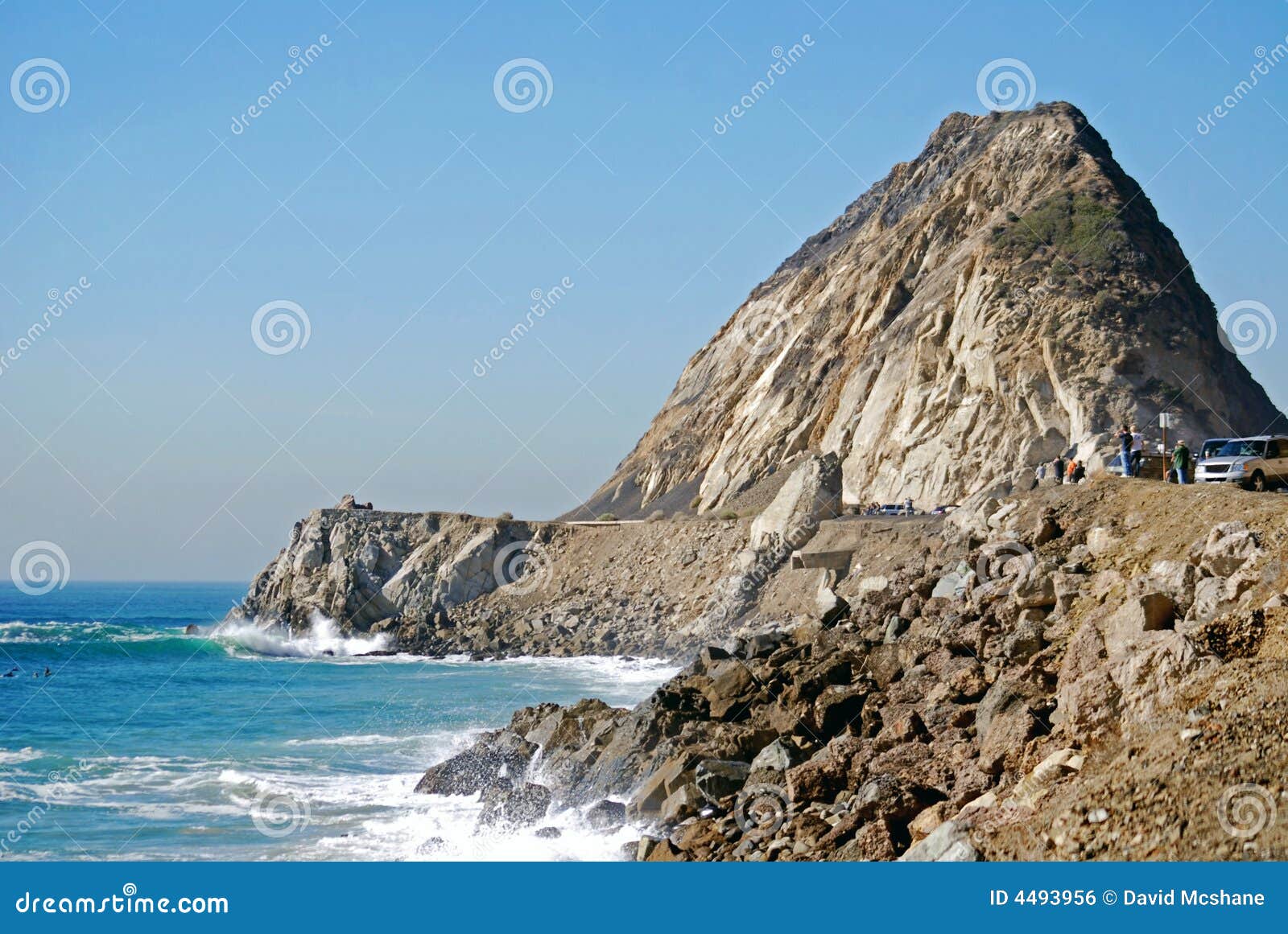 The Rock on PCH stock photo. Image of geology, auto, hill - 4493956