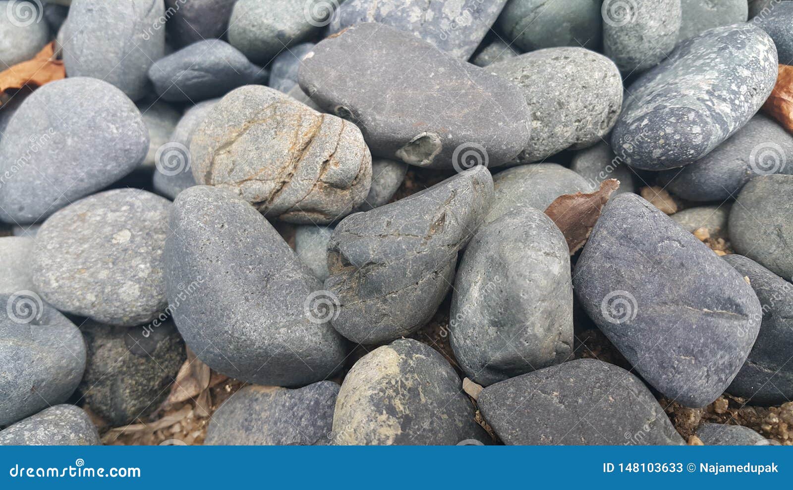 Rock Pebbles, Small, Rounded, Smooth Rocks. Texture Background for Text ...
