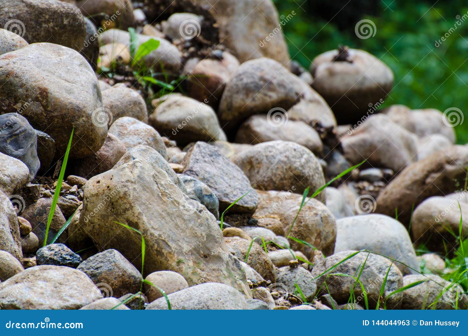Rock Pile on the Side of the Road Stock Image - Image of rock, orange ...