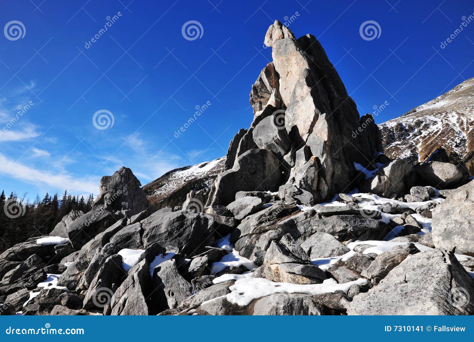 Rock piles and mountains stock image. Image of ground - 7310141