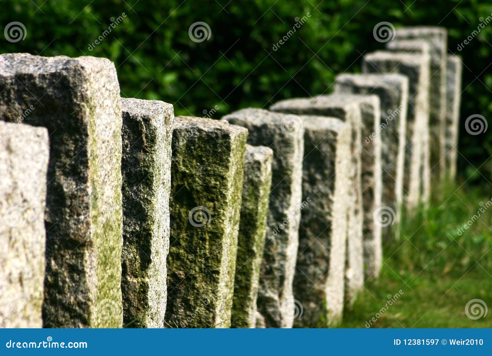 Rock pillar fence stock image. Image of rural, rock, beauty - 12381597