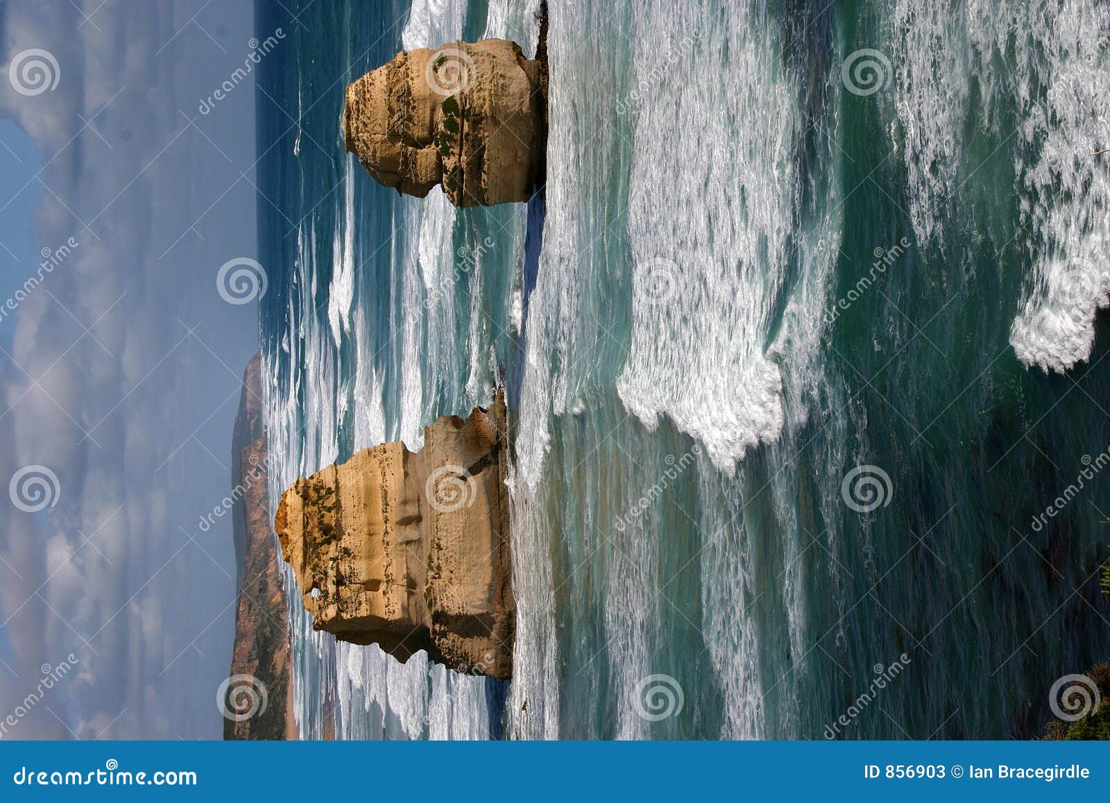 Rock pillars stock image. Image of ocean, great, shore - 856903