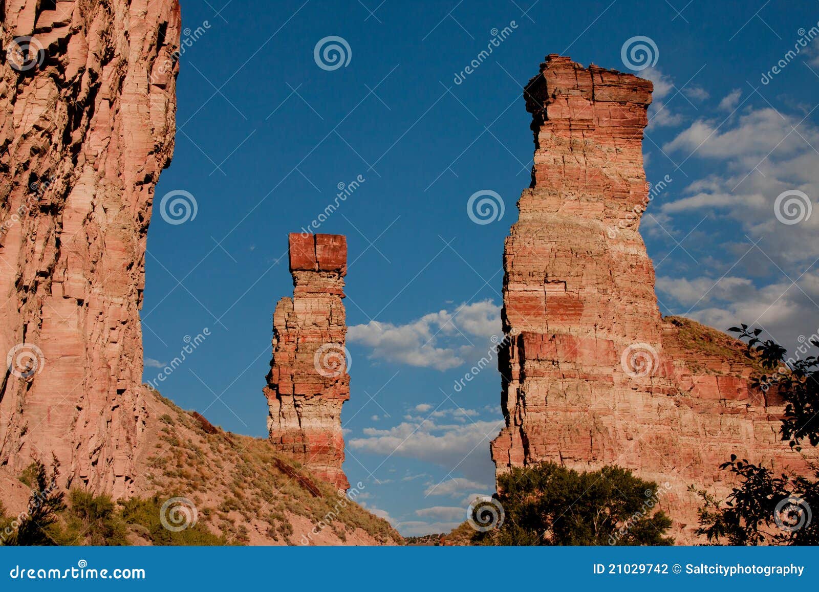 Rock Pinnacles stock photo. Image of utah, blue, geological - 21029742