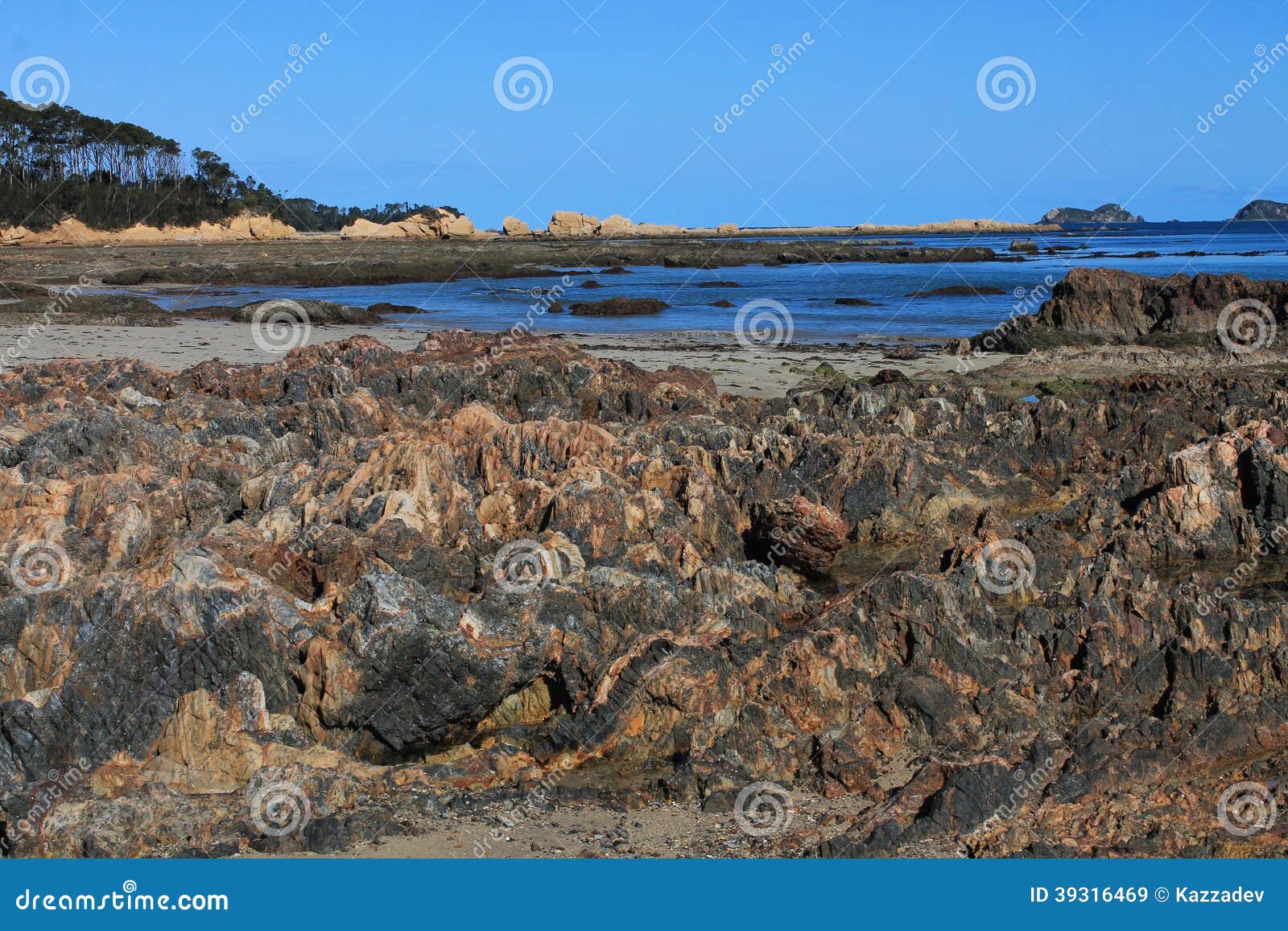 Rock Platform stock image. Image of platform, water, australian - 39316469