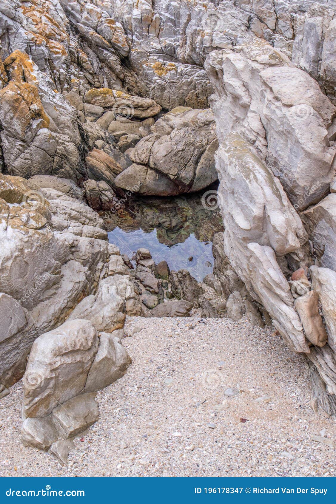 A Rock Pond in an Isolated Spot Stock Image - Image of backdrop ...