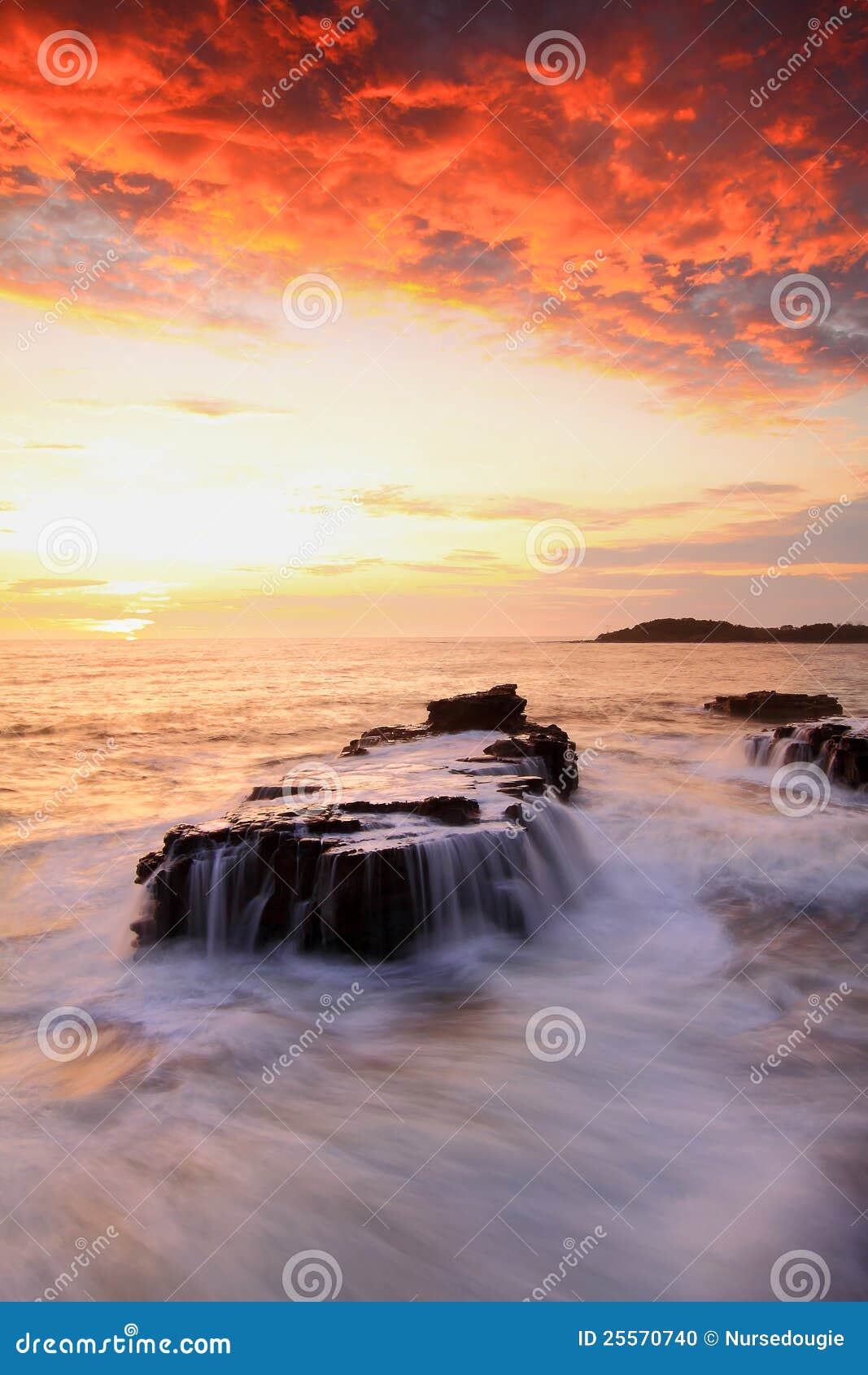 Rock pool stock photo. Image of australia, yamba, sunrise - 25570740