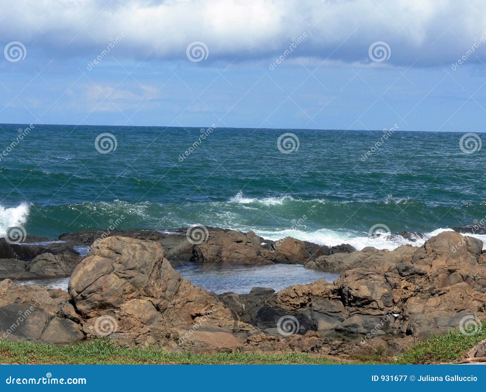 Rock pool and sea stock image. Image of shoreline, formations - 931677