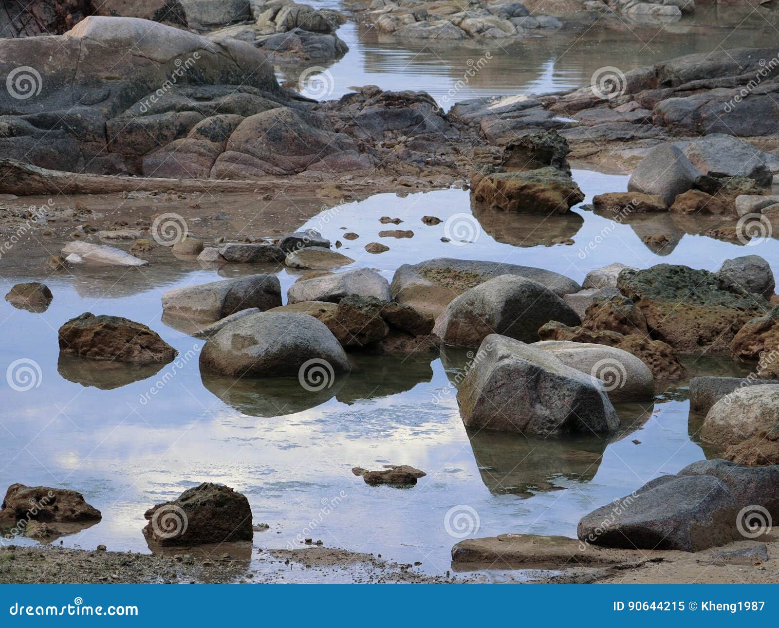 Rock Pools stock image. Image of rock, leisure, outdoors - 90644215