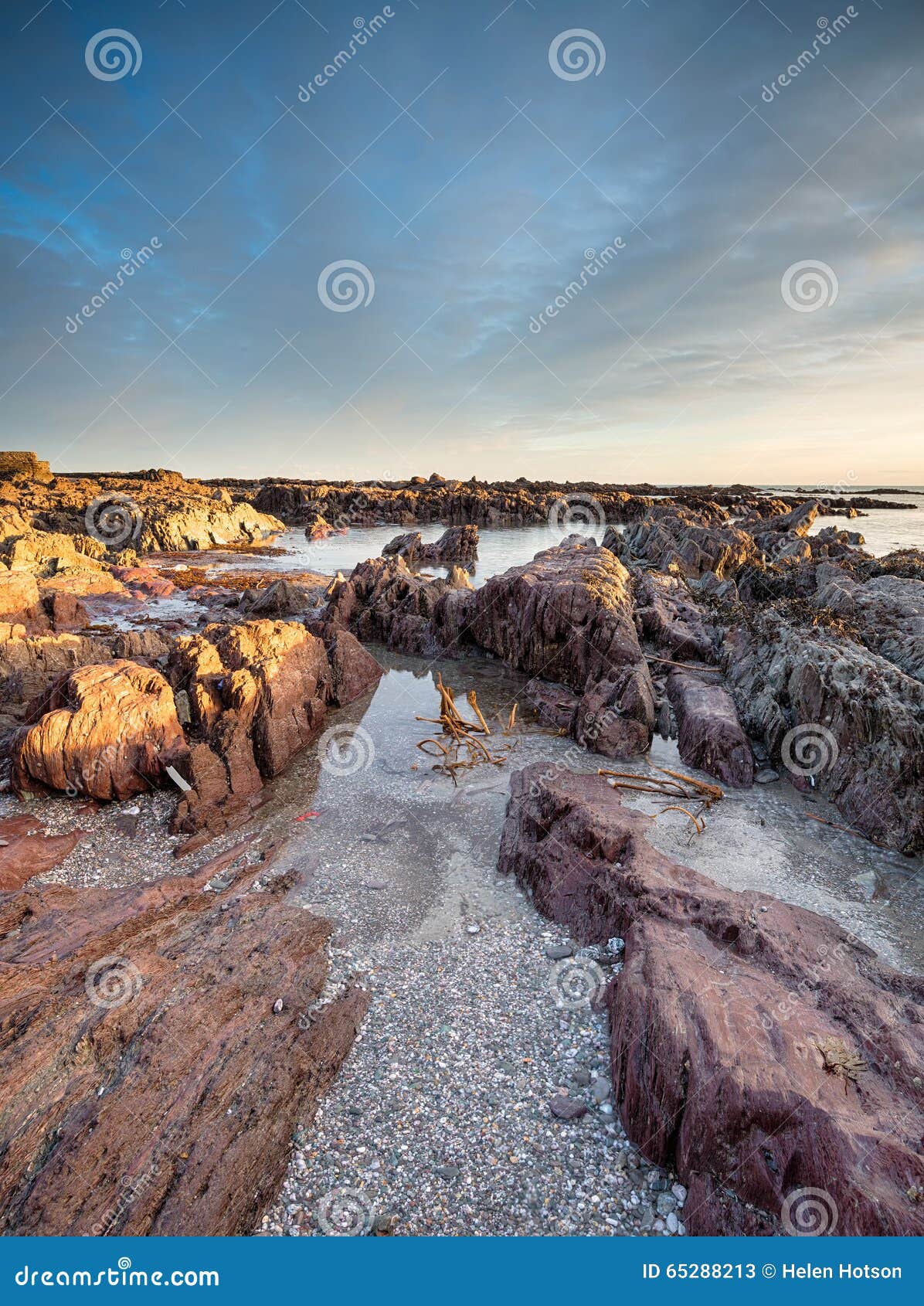 Rock Pools at Low Tide stock image. Image of background - 65288213