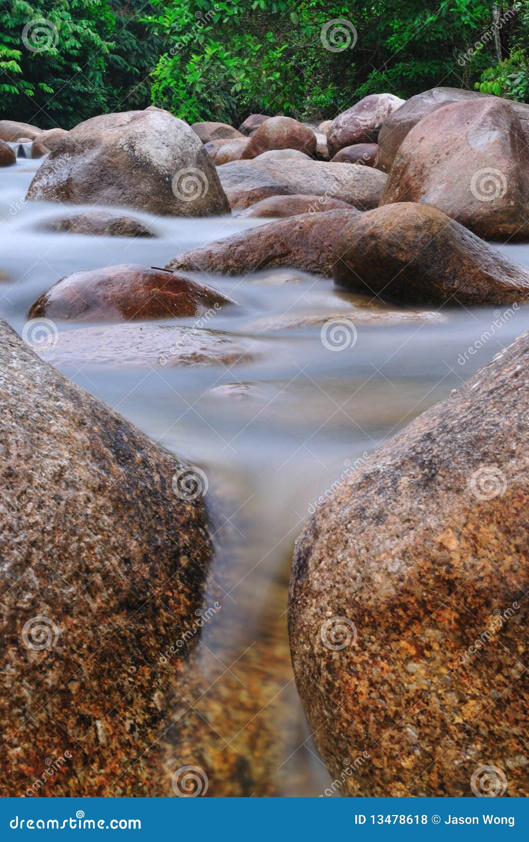 Rock in the river stock photo. Image of texture, rush - 13478618