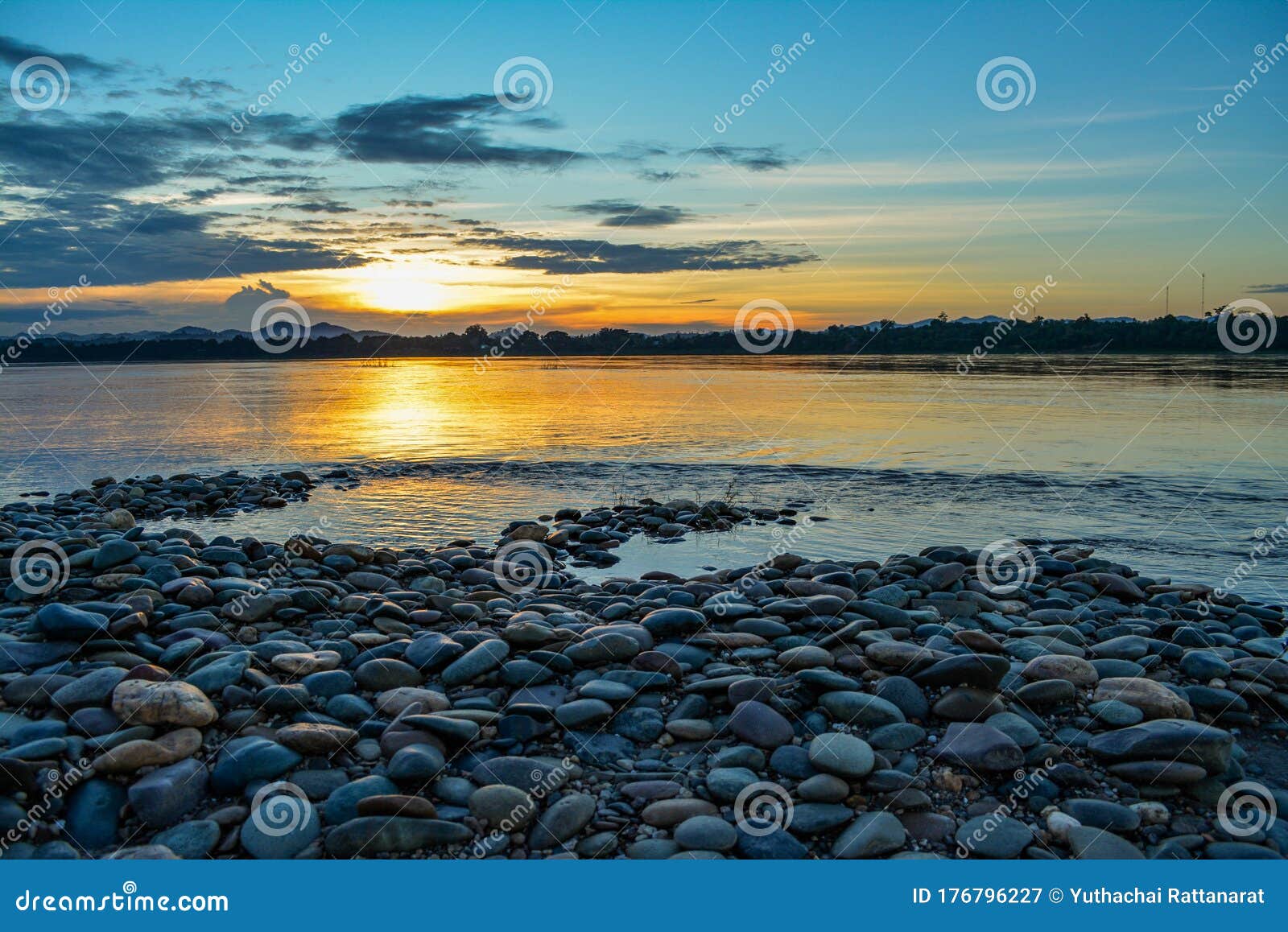 Rock and sunset stock image. Image of sunset, building - 176796227