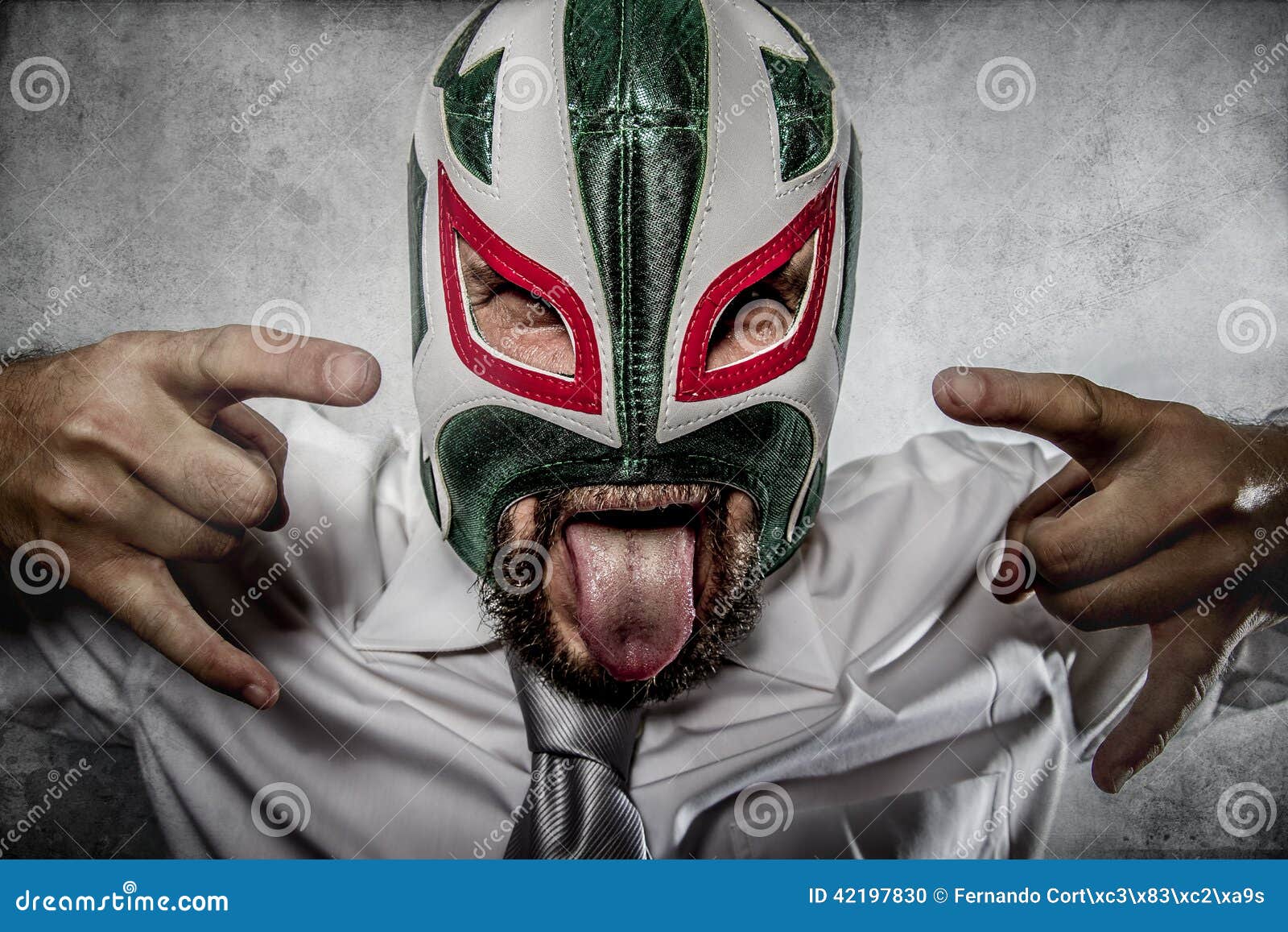 Rock and Roll, Aggressive Executive Suit and Tie, Mexican Wrestler Mask ...