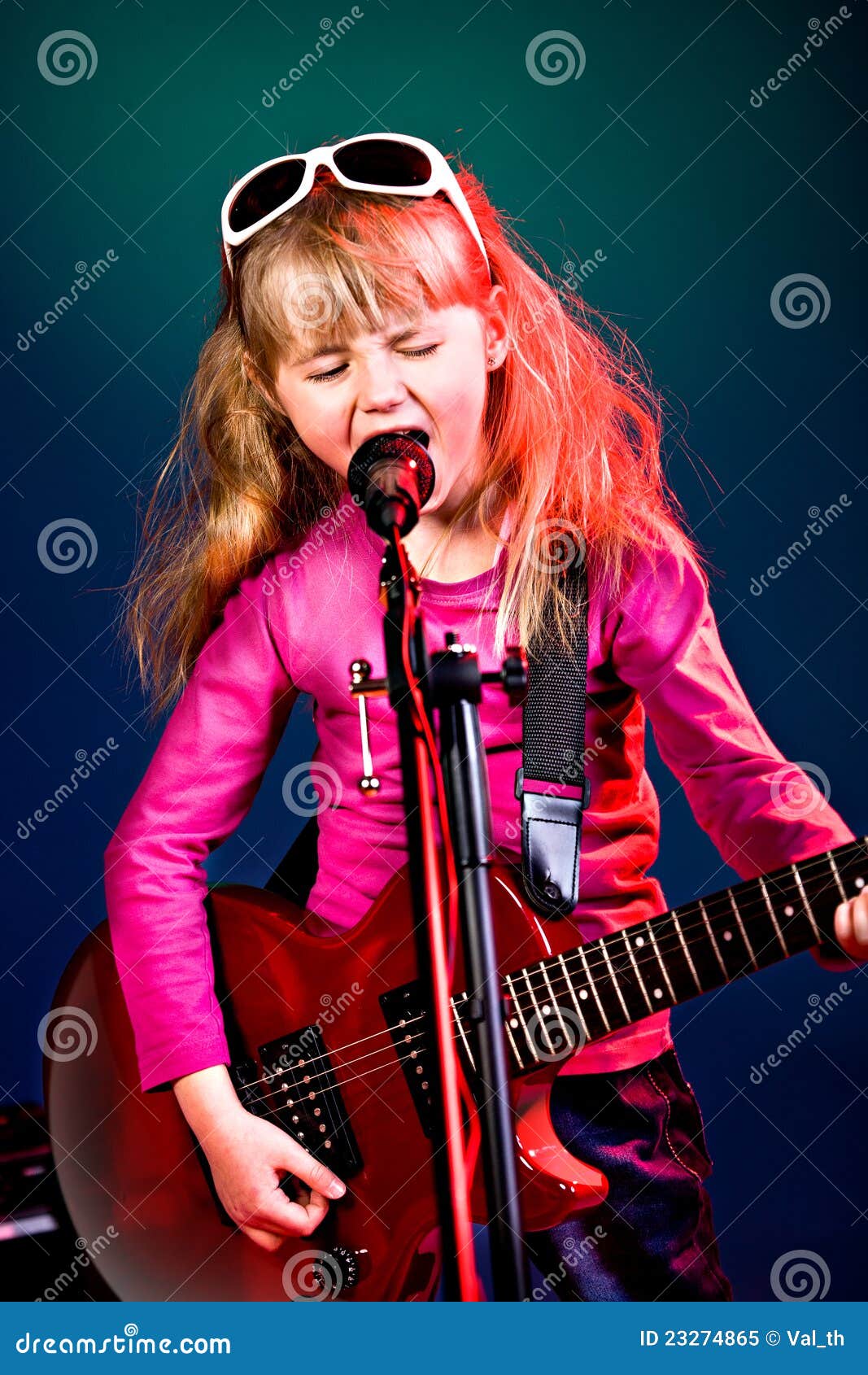 Rock and Roll girl stock image. Image of artist, musician - 23274865