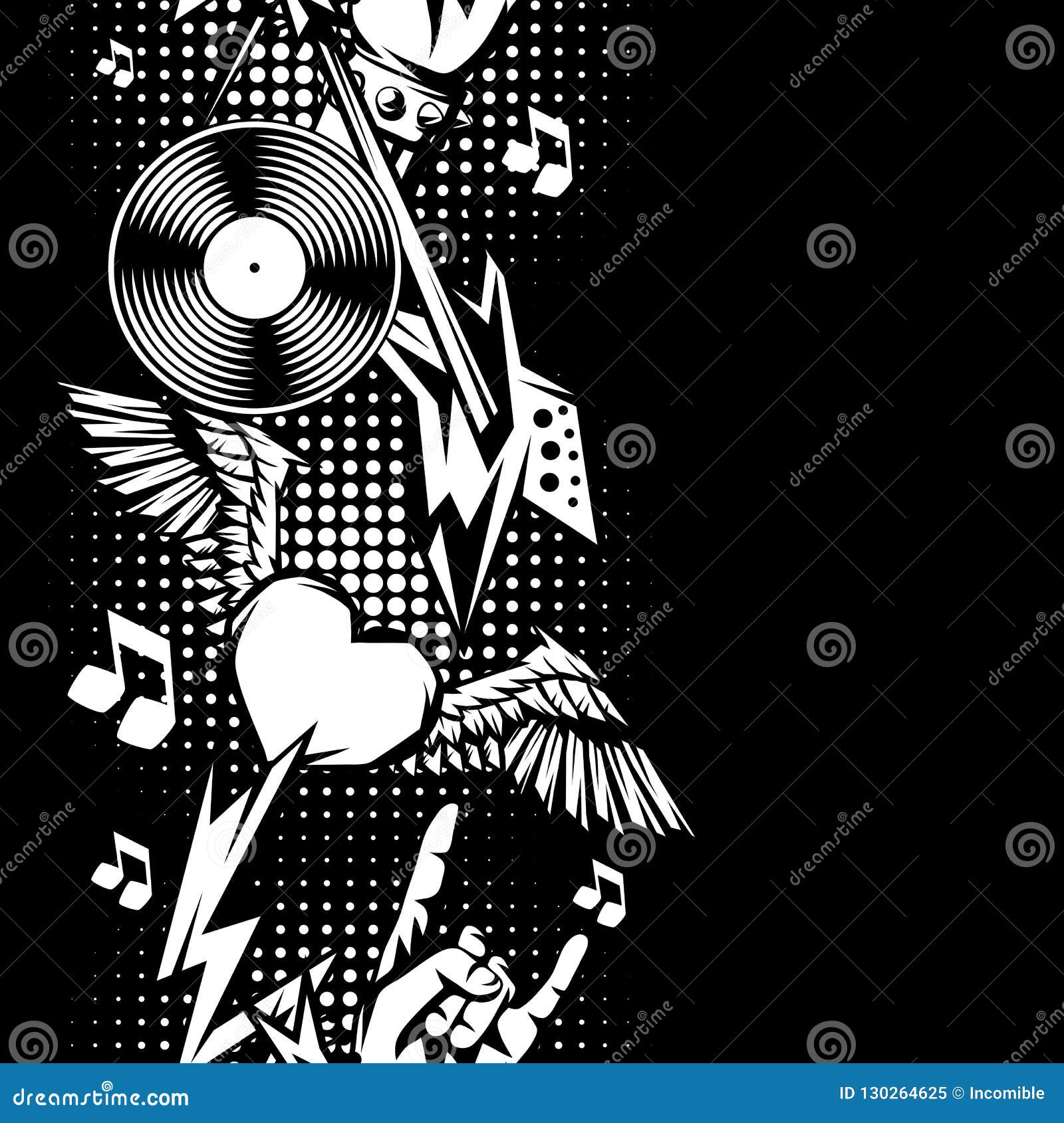 Rock and Roll Music Seamless Pattern. Stock Vector - Illustration of ... Rock and Roll Music Seamless Pattern. Stock Vector - Illustration of ...